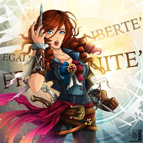 elise assassin s creed unity on behance