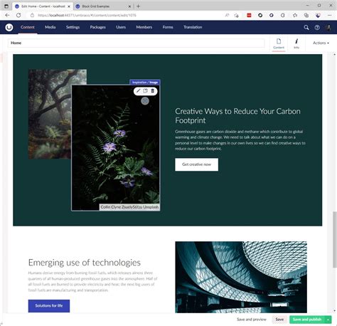 github umbraco umbraco blockgrid example website an example of