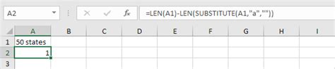 count characters in excel in easy steps