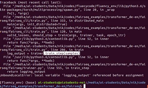 out of memory error while training translation model
