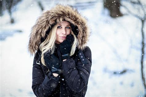 Wallpaper 2048x1365 Px Blonde Blue Eyes Looking At Viewer Women