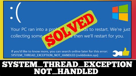 system thread exception not handled ntfssys dapatkan data