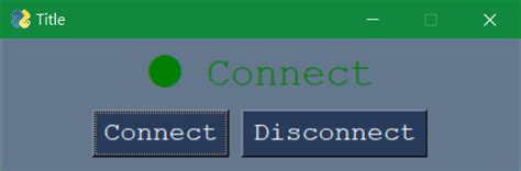 python dynamic status indicator in pysimplegui app