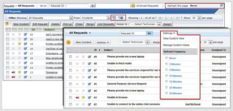 new user interface web based it help desk software manageengine