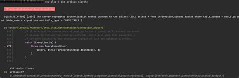 sqlstate[hy000] [2002] no such file or directory error