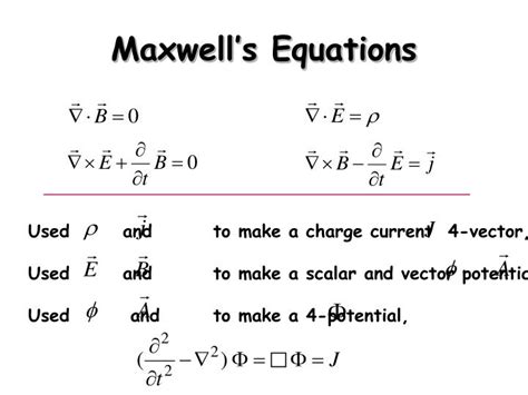 Ppt Maxwells Equations Are Lorentz Invariant Powerpoint Presentation