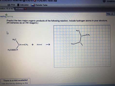 Draw The Major Product Of The Following Reaction Sequence