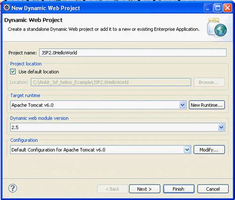 jsf 2 0 simple example