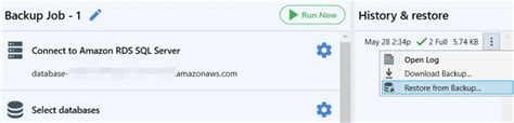 how to backup and restore amazon rds sql server sqlbackupandftp s blog