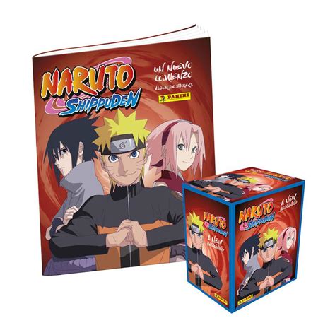 Pack Álbum Panini Tapa Blanda Naruto Shippuden 2 Paquetón Tai Pe
