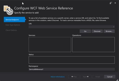 c unable to add service reference in vs 2017 15 5 7 stack overflow