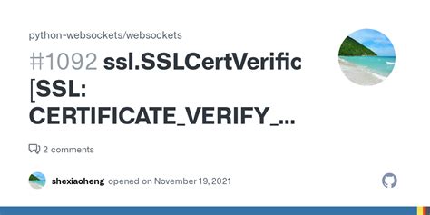 ssl sslcertverificationerror [ssl certificate verify failed
