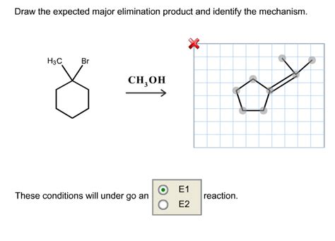 Solved Draw The Expected Major Elimination Product And