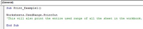 vba print statement how to use excel vba for printout with examples