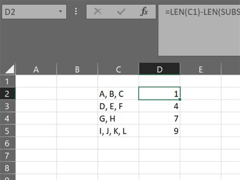 worksheet function excel formula based transpose from comma