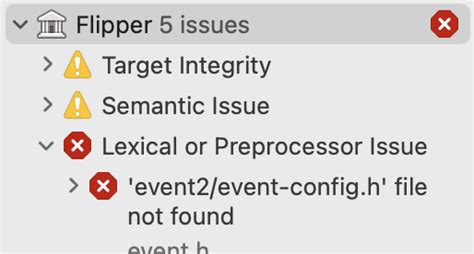 flipper lexical o preprocessor issue flipper react native ios build