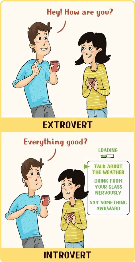 12 Illustrations Showing How Introverts And Extroverts See The World