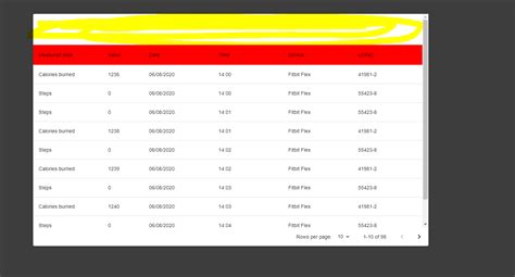 css material ui table extra padding stack overflow