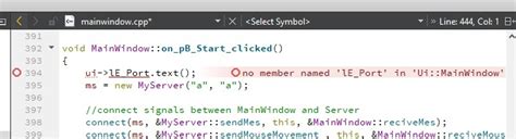 class ui mainwindow has no member named lineedit qt forum