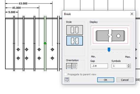 solved ilogic code to adjust multiple break gaps autodesk community
