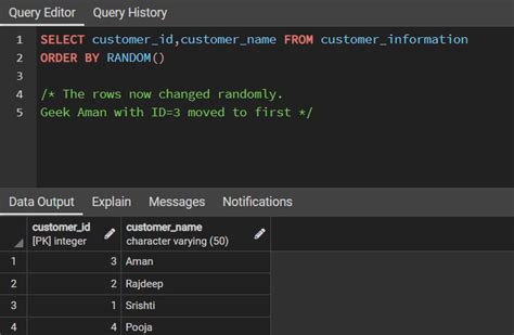 sql select random geeksforgeeks