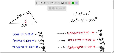 Solved Find The Exact Value Of The Six Trigonometric Ratios