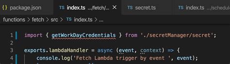 node js typescript error ts2305 module secretmanager secret