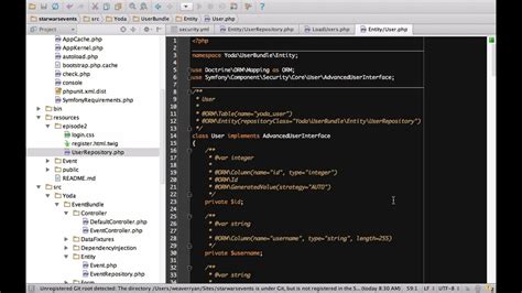 user serialization starting in symfony2 course 2 2 4 symfonycasts