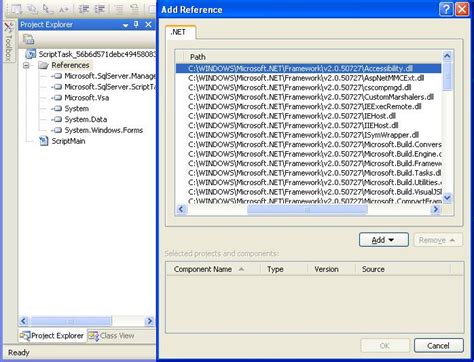 access assembly through ssis script component codeproject