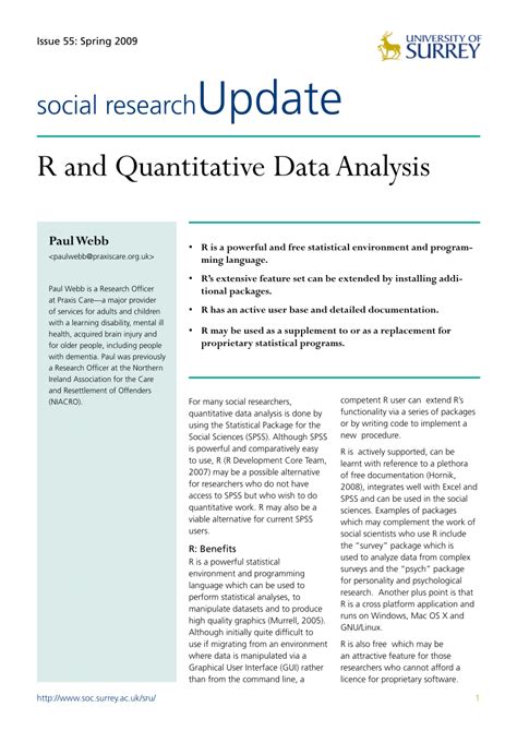 Quantitative Analysis