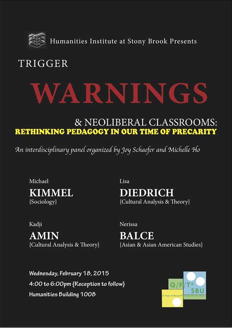 Trigger Warnings And Neoliberal Classrooms An Ongoing Pedagogical