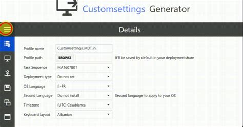 mdt customsettings generator new version 1 2 syst and deploy