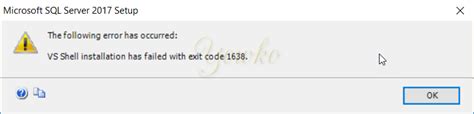 安裝 sql server 2017 出現 exit code 1638 yowko s notes