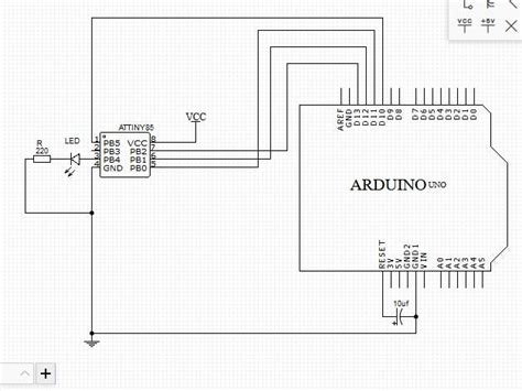 programming attiny using arduino as isp arduino project hub