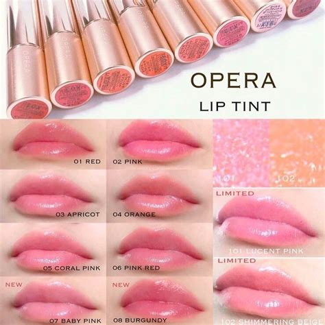 【公式】hot Pepper Beauty Cosme On Instagram “ㅤ Opera リップティントn 01 レッド 02