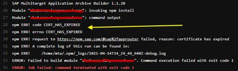 npm err code cert has expired gitlab ci cd gitlab forum