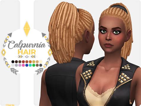 Sims 4 Maxis Match Afro Cc