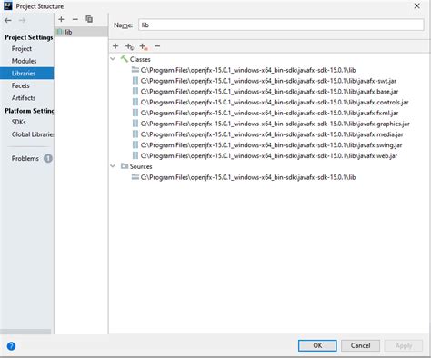 java i can t run javafx window despite that i add libraries and add