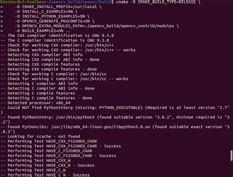 how to install opencv on ubuntu 20 04 vitux