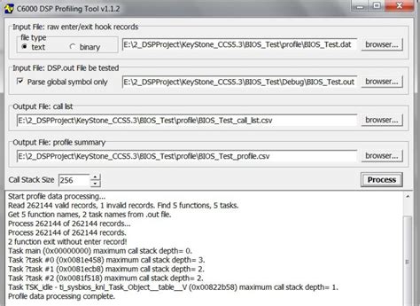 tms320c6746 code optimization using c6000 dsp profiling tool on c6746