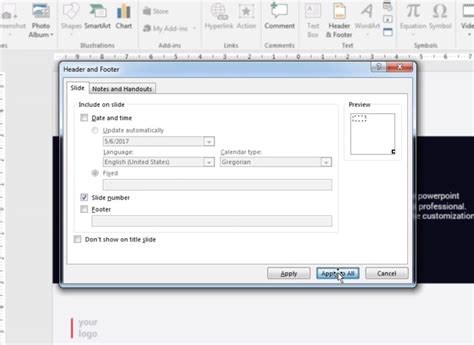 how to enter slide numbers in powerpoint at sam perry blog
