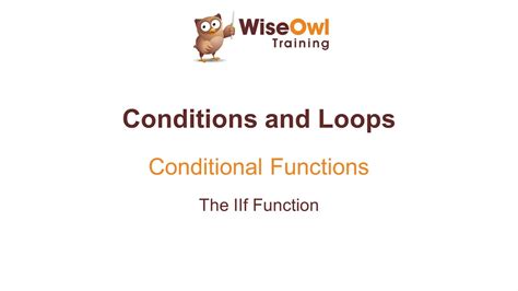 excel vba online course 3 4 1 the iif function youtube