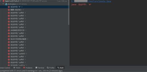 idea run a sampe code and get the issue java illegal character