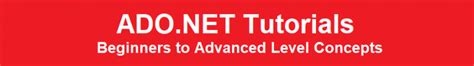ado tutorial with examples dot net tutorials