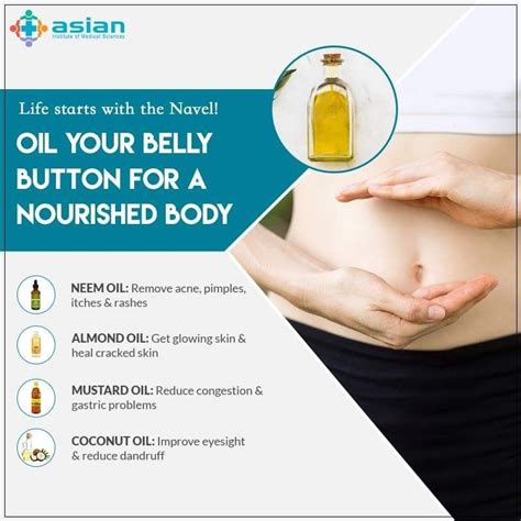 According To Ayurveda The Navel Is The Powerhouse Of The Body Oiling