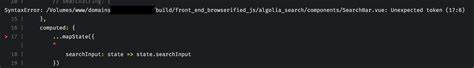 javascript unable to use the transform object rest spread while