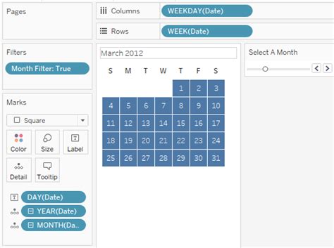 how to create custom date range in tableau