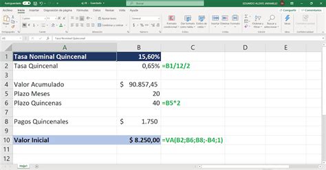 finanzas excel vba sql y algo más matemática