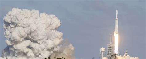 Spacexs Falcon Heavy The Worlds Most Powerful Rocket Soars In Debut