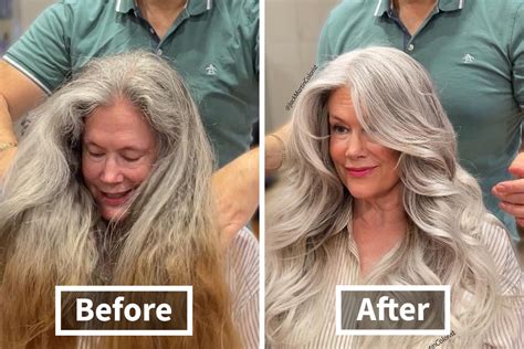 Celebrity Colorist Helps Women To Stop Covering Their Grey Roots And